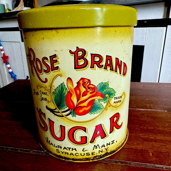 Other | Vintage Sugar Tin | Poshmark